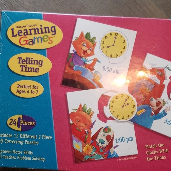 Toys | Telling Time Learning Game | Poshmark